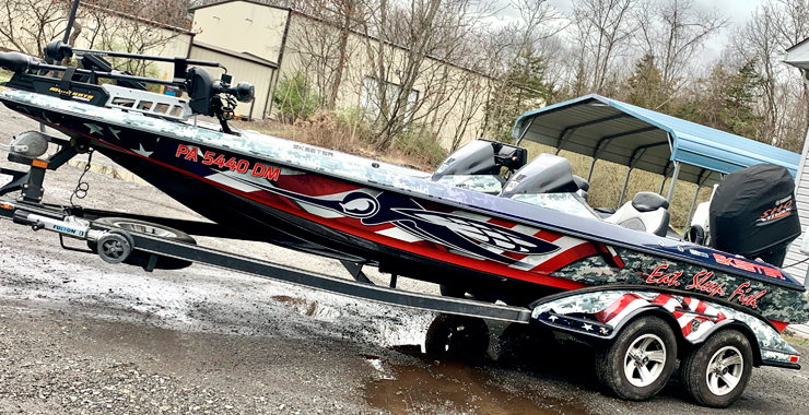 VFX Bass Boat Wraps